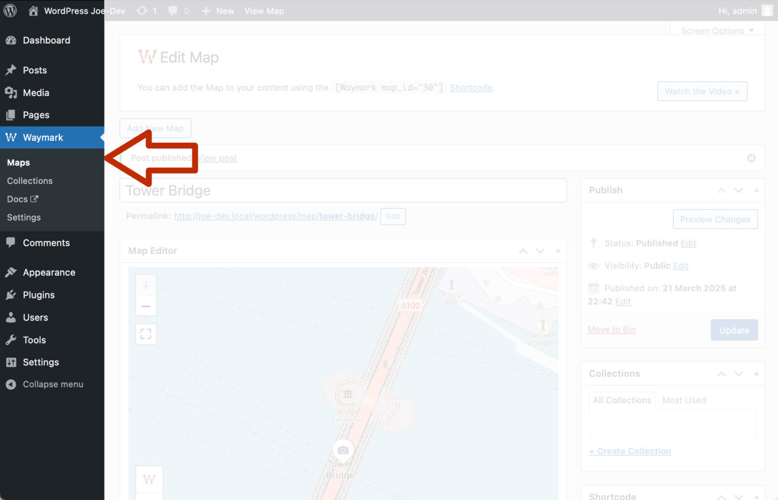 Drawing a Route – Waymark